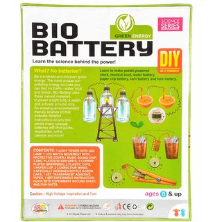 Shop BIO BATTERY DIY KIT FOR 8+ AGE SCIENCE PROJECT Online - Shopclues
