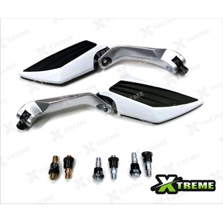 Buy Xtremeonlinestore-in GTR Fancy Adjustable Mirrors (WHITE Color) For ...