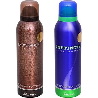 Buy Rasasi Knowledge,Instinct Men Combo Set (Set Of 2) Online @ ₹549 ...