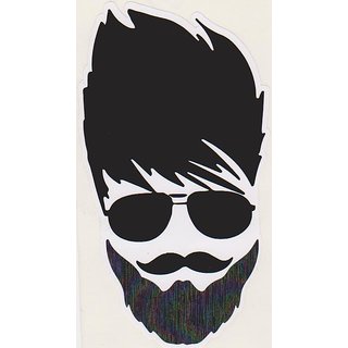Buy Vehicle Mustache Beard Face Sticker Online @ ₹155 from ShopClues