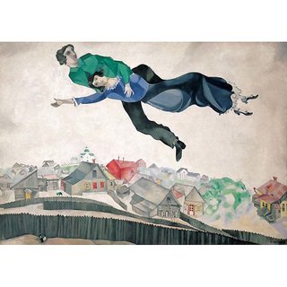 Buy Tallenge Modern Masters Collection - Over The Town By Marc Chagall ...