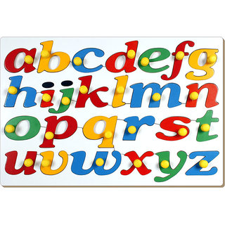 Buy JUMBO ALPHABETS (abc) LOWERCASE WITH KNOB Online @ ₹650 from ShopClues