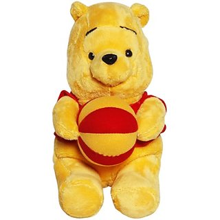 Buy Disney Pooh With Ball - Winnie The Pooh - 10 Inch Online @ ₹599 ...