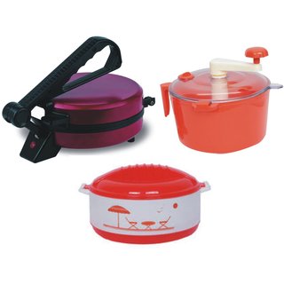 Buy Branded Electric Roti Maker Atta Maker With Hotpot Online @ ₹1699 ...