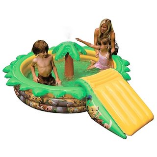 Buy Intex 3 Ring Paddling Pool Inflatable lion King 57445 Online ...