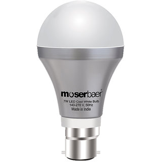Buy Moser Baer 7W LED Cool White Bulb Online @ ₹349 from ShopClues