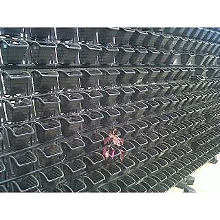 Buy Bio Wall Vertical Planter Black Color( 3 Frame + 9 Pots ) Online ...