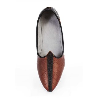 Leather Jalsa Punjabi Jutti for Men