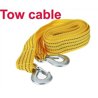 Car Auto Towing Tow Cable Rope Heavy Duty 5 Ton 3.5 Mtr