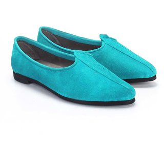 Suede Leather Jalsa Punjabi Jutti For Men