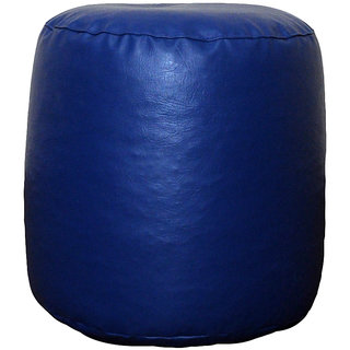 Buy Fat Finger Xxxl Bean Bag Blue Bean Round Pouf With Beans Online ...