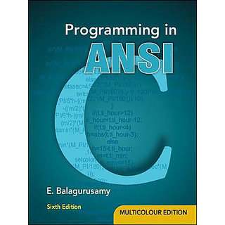 Buy Programming in ANSI C (English) 6th Edition(Paperback) Online @ ₹399 from ShopClues