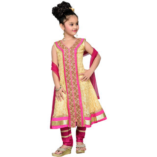 Buy Aarika Girls Floral Design Payjami Suit Online @ ₹1499 from ShopClues