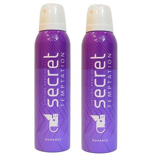 Buy Secret Temptation Romance (pack of 2) 150ml each Online @ ₹370 from ...