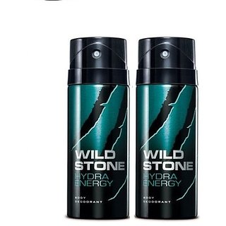 Buy Wild Stone Hydra Energy Deodorant (Set of 2) 150ml each Online ...
