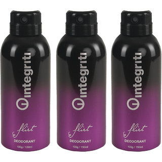 Buy INTEGRITI Multicolor Pack of 3 Deodorant Online @ ₹597 from ShopClues