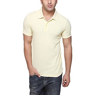 Buy Cream Color T Shirt Online @ ₹550 from ShopClues