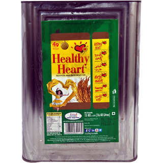 Buy Healthy Heart Rice Bran Oil Tin, 15 Kg Online @ ₹1452 from ShopClues