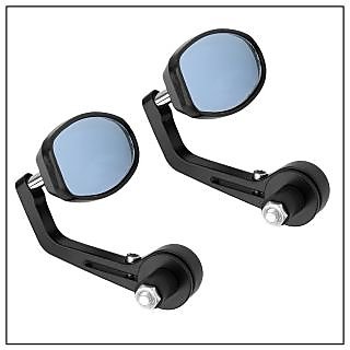 Buy Capeshoppers Bike Handle Bar End Rotatable Rear View Mirror For ...