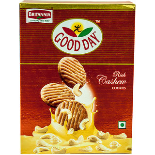 Buy Britannia Good Day Biscuits Cashew, 120 g Online @ ₹48 from ShopClues