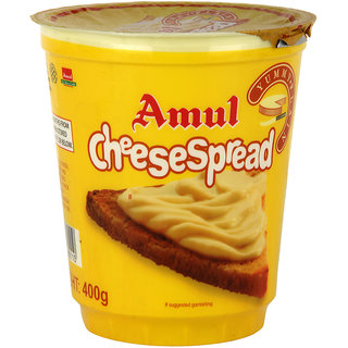 Buy Amul Cheese Spread Plain, 400 g Online @ ₹142 from ShopClues