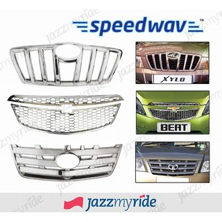 Speedwav Mahindra Xylo (2nd Gen) Front Chrome Grill Covers at Best ...