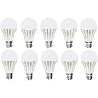 Buy 7 Watt Super LED Bulb Pack of 10 Online @ ₹799 from ShopClues