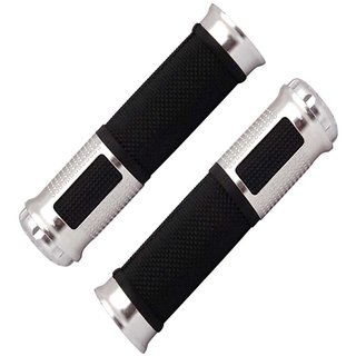 Buy Capeshoppers Bike Handle Grip Silver For TVS Jupiter Scooty Online ...