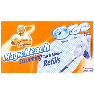 Buy 32 COUNT Mr. Clean Magic Reach Scrubbing Tub and Shower Pads, 4 ...