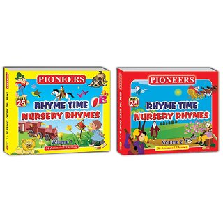 Buy Pioneers-Rhyme Time Nursery Rhymes Vol. 1 2 100 Animated Rhymes ...