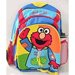 Buy Sesame Street Elmo Backpack - Zip Me School Book Bag Online @ ₹3158 ...
