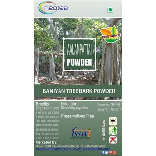 Buy ALLAMPATTAI (BANYAN TREE BARK) POWDER 300 GRAMS / 3 PACK /100 ...