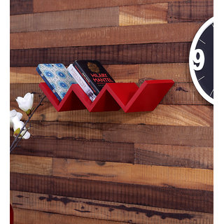 Buy Key Features of W Shape Wooden Wall Shelf Online @ ₹799 from ShopClues