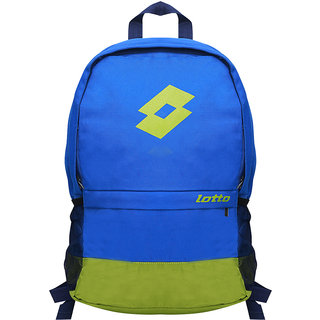 Buy Lotto Blue Casual Backpacks PU Backpack Online @ ₹699 from ShopClues
