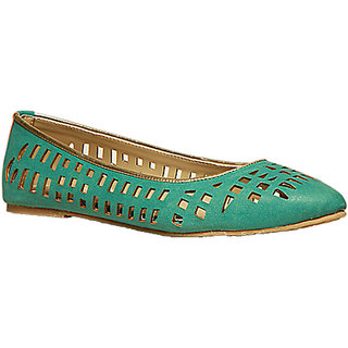 Buy Bata Women's Green Bellies Online @ ₹999 from ShopClues