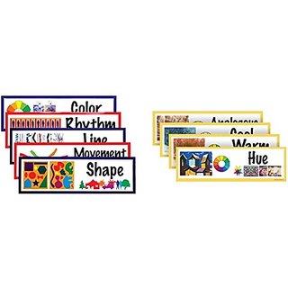 Buy Art Display Flash Cards, Elements & Principles of Design and Color ...