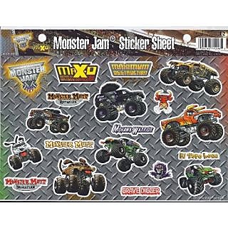 Buy Monster Jam Stickers - 18 Stickers Online @ ₹2653 from ShopClues