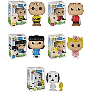 Buy Funko Peanuts Lucy van Pelt, Sally Brown, Linus van Pelt, Charlie ...