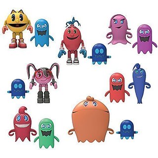Buy KNex Pac-Man Complete 7 Action Figure Collection Pacman, Cylindria ...
