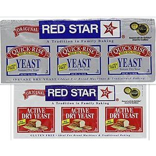 Buy Red Star Yeast Variety Bundle, 0.25 oz packets (12 TOTAL PACKETS ...