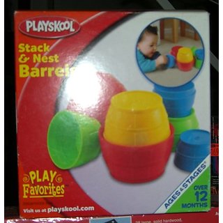 Buy Playskool Stack And Nest Barrels Online @ ₹2301 from ShopClues