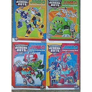 transformers rescue bots coloring book