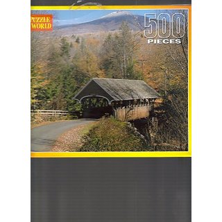 Buy Covered Bridge, NH 500 piece puzzle Online @ ₹2735 from ShopClues