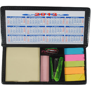 Imported MEMO PAD with Post It Slips in Faux Leather finish with ...