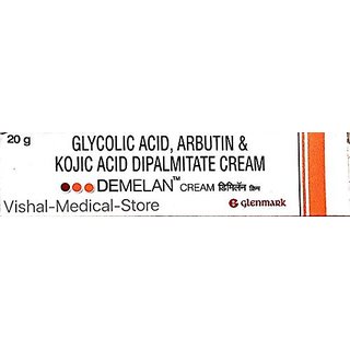 Demelan Cream (Glycolic Acid/Arbutin/Kojic Acid Dipalmitate)- 20g ...