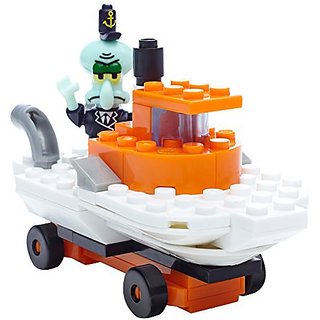 Mega Bloks SpongeBob Squarepants Squidward Racer Building Kit