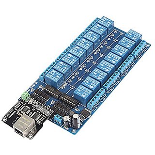 Buy SainSmart Web TCP/IP 10A Relay Remote Control Kit with Network Web Server 16 Channels Relay ...