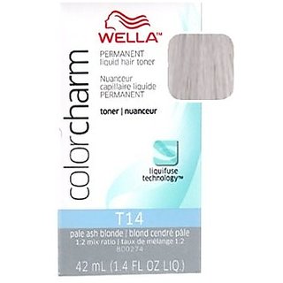 Buy Wella Color Charm Toner - #T14 - Pale Ash Blonde 1.4 oz. (Pack of 2 ...