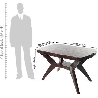 Buy Cello Plastic Foldable Dining Table Online @ ₹2690 from ShopClues