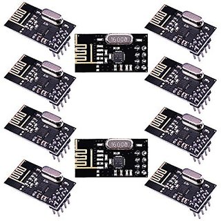 Elegoo 10pcs Arduino NRF24L01+ 2.4GHz Wireless Transceiver Module